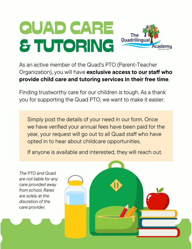 The Quad PTO – The Quadrilingual Academy